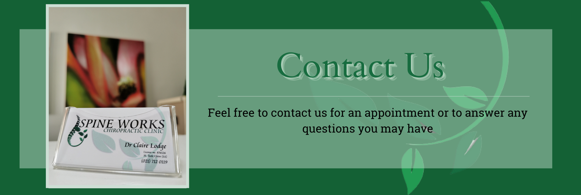 Contact Us – SpineWorks